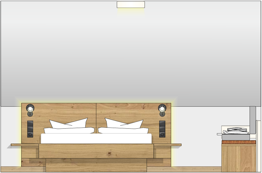 Comfort Doppelzimmer Schwarzwald "Mini" - Weinhotel Pfeffer & Salz