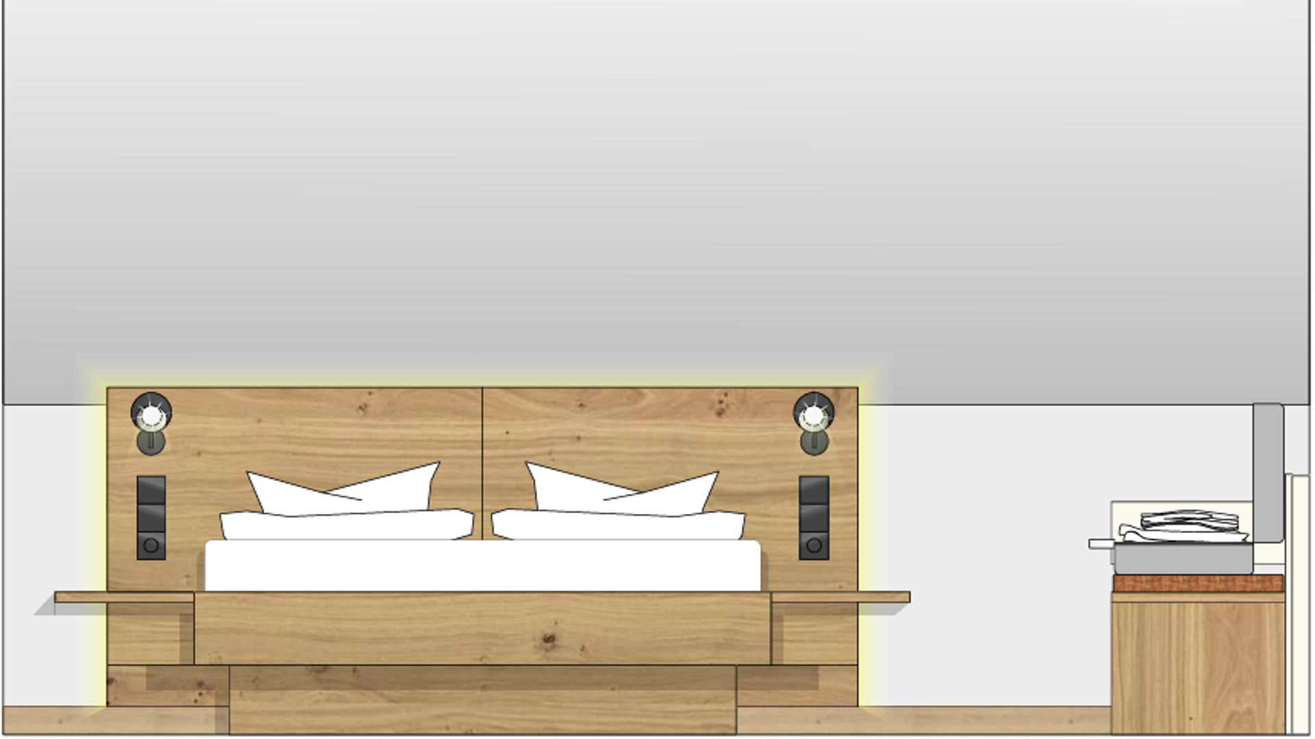 Comfort Doppelzimmer Schwarzwald "Mini" - Weinhotel Pfeffer & Salz