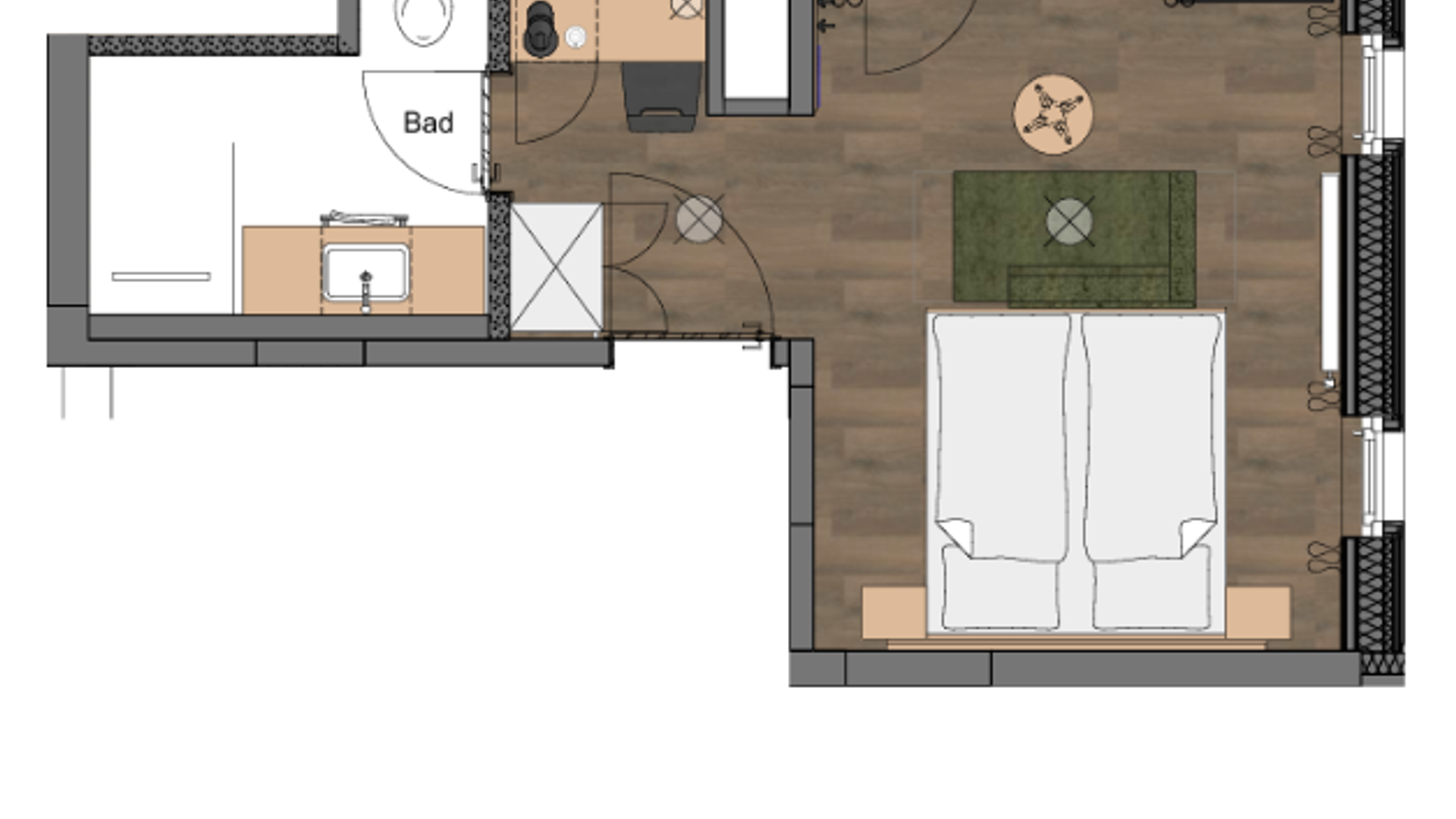 Comfort Doppelzimmer Schwarzwald mit Balkon - Weinhotel Pfeffer & Salz